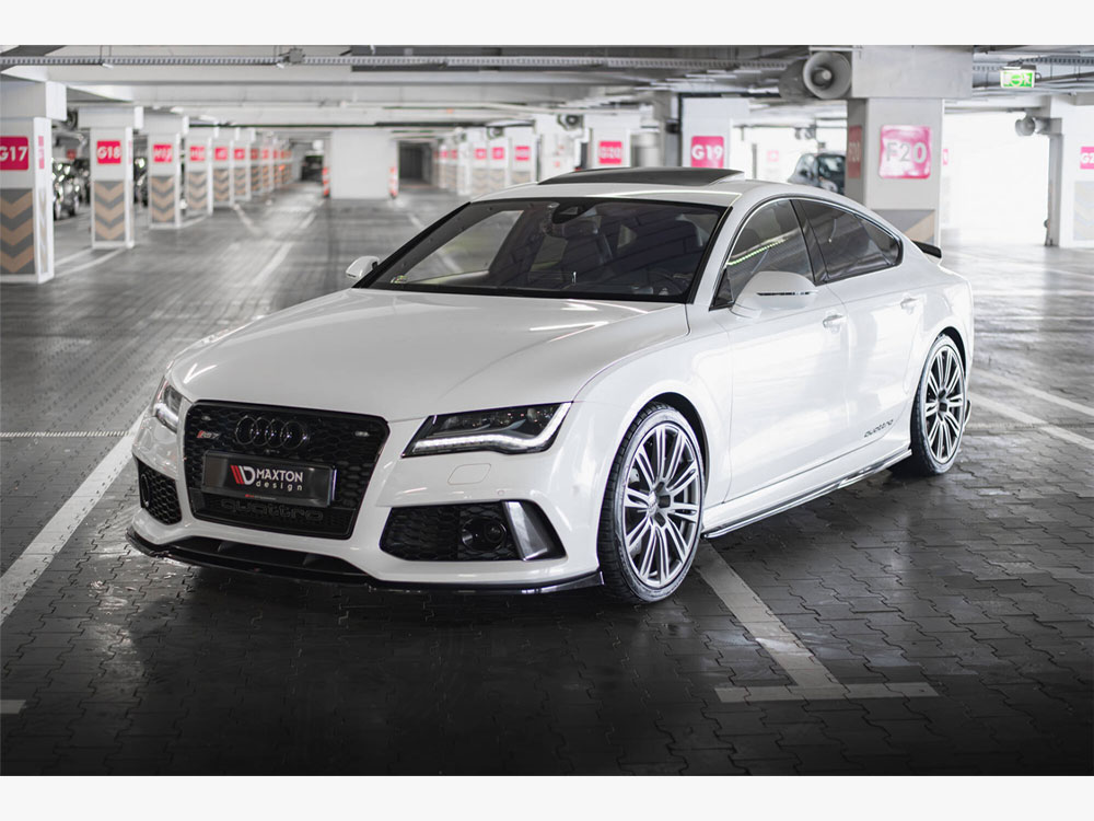 Front Splitter V.3 Audi RS7 C7 - Maxton Design UK