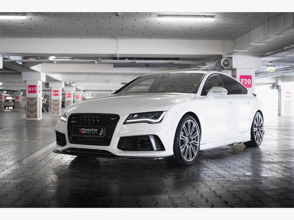 Front Splitter V.3 Audi RS7 C7 - Maxton Design UK