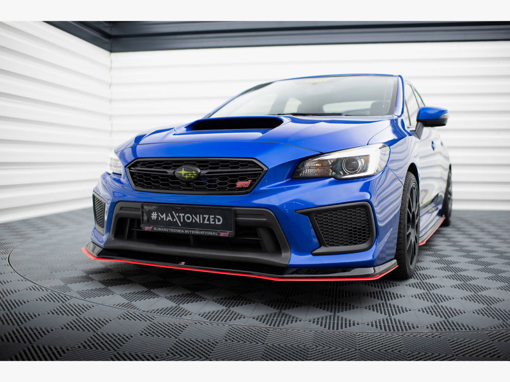 Front Splitter V.2 Subaru WRX STI Mk 1 Facelift - Maxton Design UK