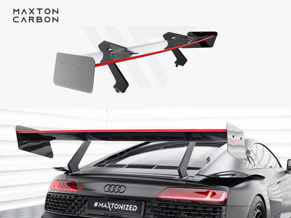 Carbon Spoiler + LED Audi R8 Mk 2 Facelift - Maxton Design UK