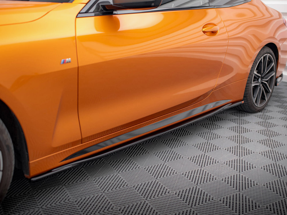Side Skirts Diffusers V.3 BMW 4 M-Pack / M440i G22 / G23 / G22 Facelift ...