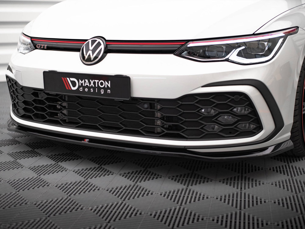Front Splitter V.7 Volkswagen Golf GTI / GTE / R-Line Mk 8 - Maxton ...