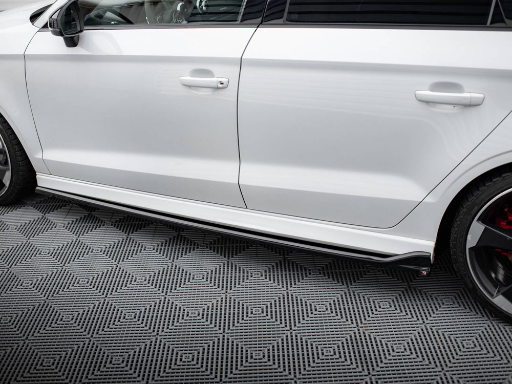 Side Skirts Diffusers V.3 Audi RS3 Sedan 8V Facelift - Maxton Design UK