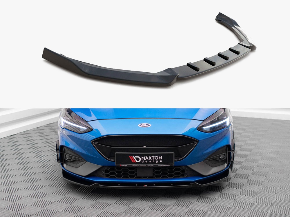 Front Splitter V.7 Ford Focus ST / ST-Line Mk 4 - Maxton Design UK