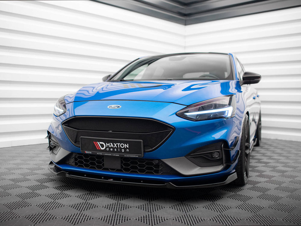 Front Splitter V.7 Ford Focus ST / ST-Line Mk 4 - Maxton Design UK