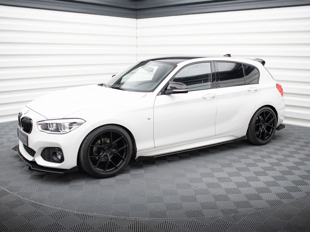 Street PRO Side Skirts Diffusers V.2 + Flaps BMW 1 F20 M135i / M140i ...