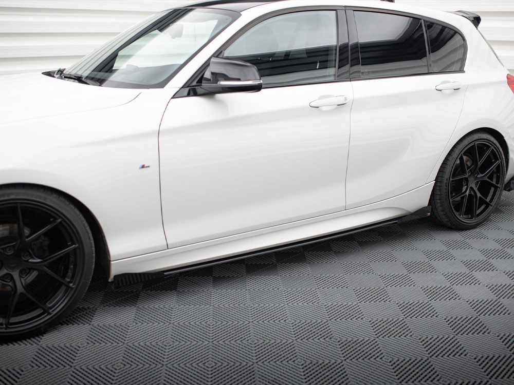 Street PRO Side Skirts Diffusers V.2 + Flaps BMW 1 F20 M135i / M140i ...