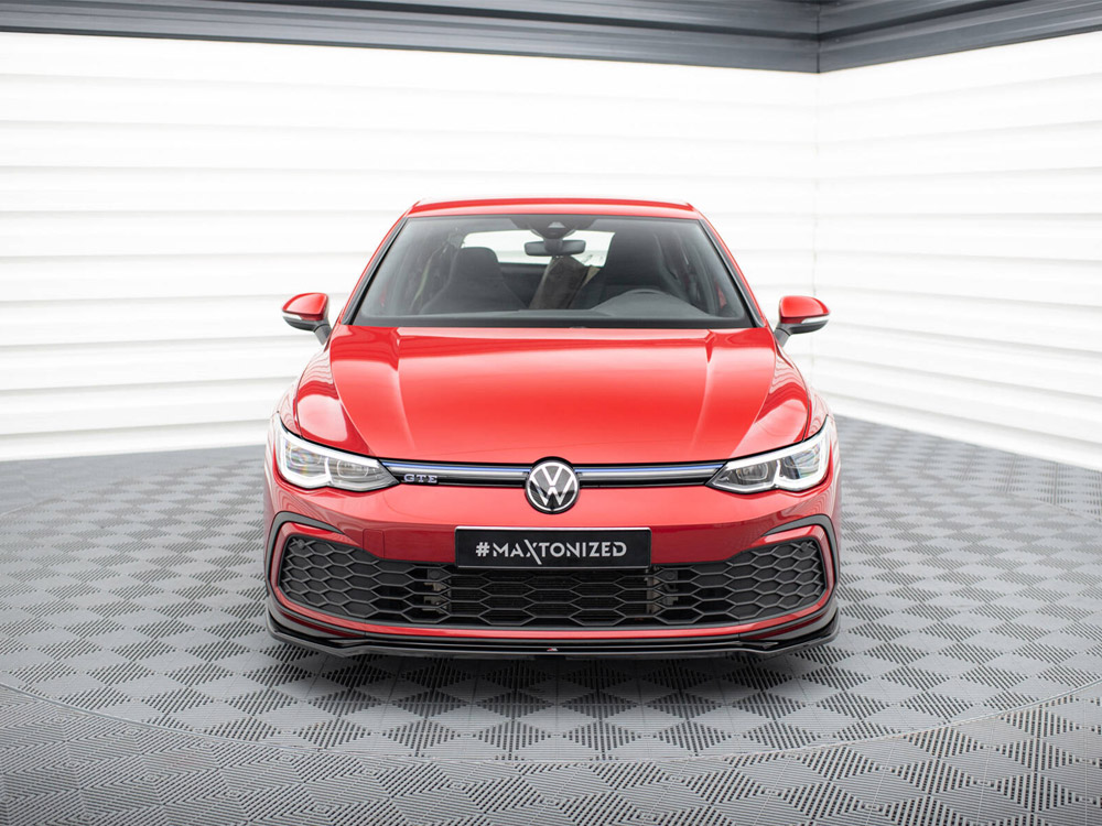 Front Splitter V.4 Volkswagen Golf GTI / GTE / GTD / R-Line Mk 8 ...