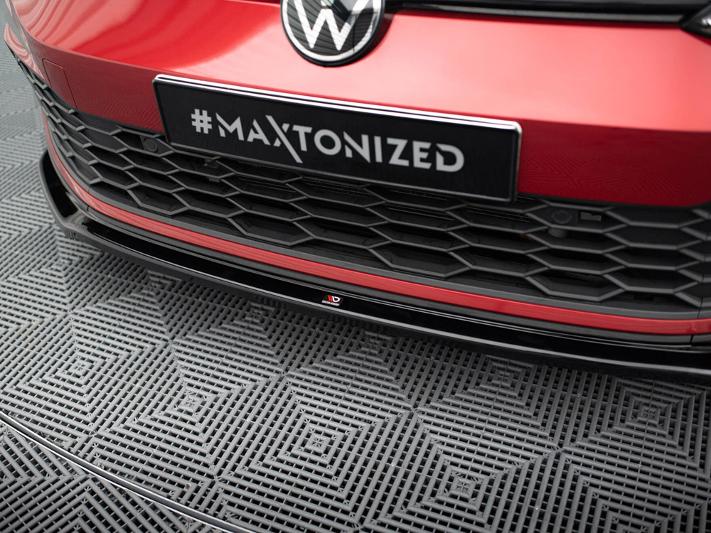 Front Splitter V.4 Volkswagen Golf GTI / GTE / GTD / R-Line Mk 8 ...