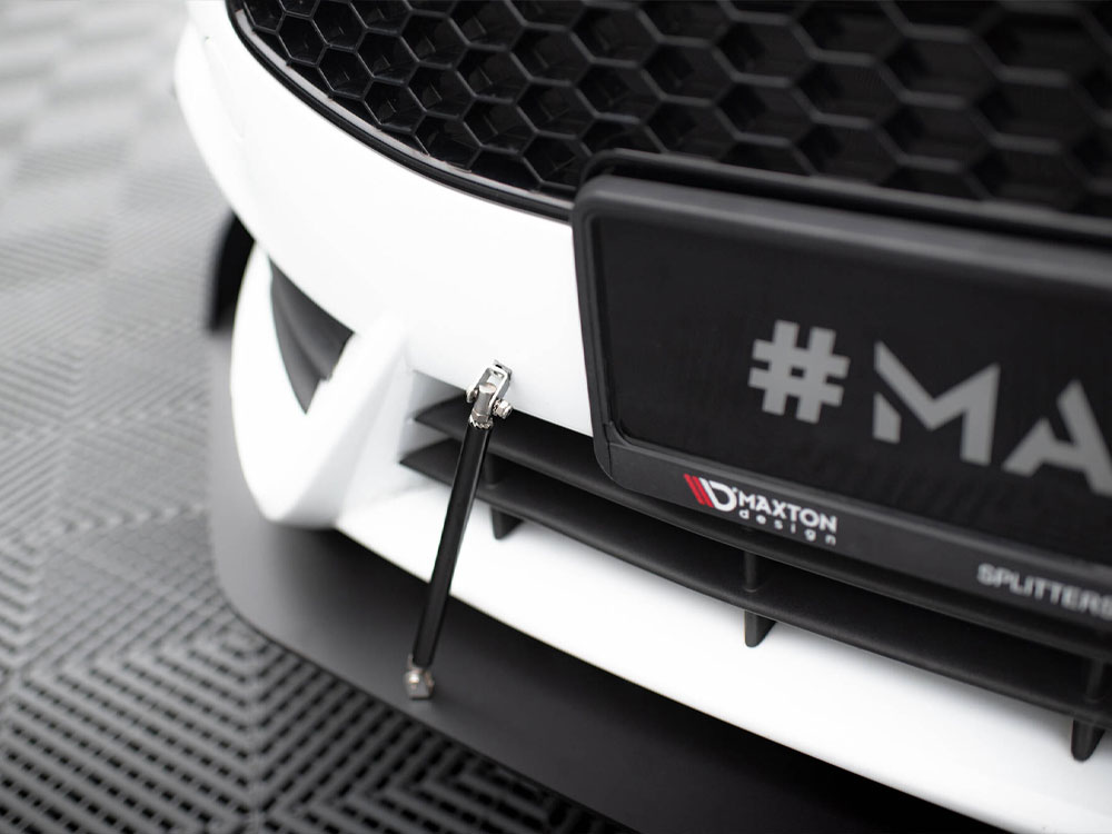 Front Racing Splitter V.2 Fiesta ST Mk 7 Facelift - Maxton Design UK