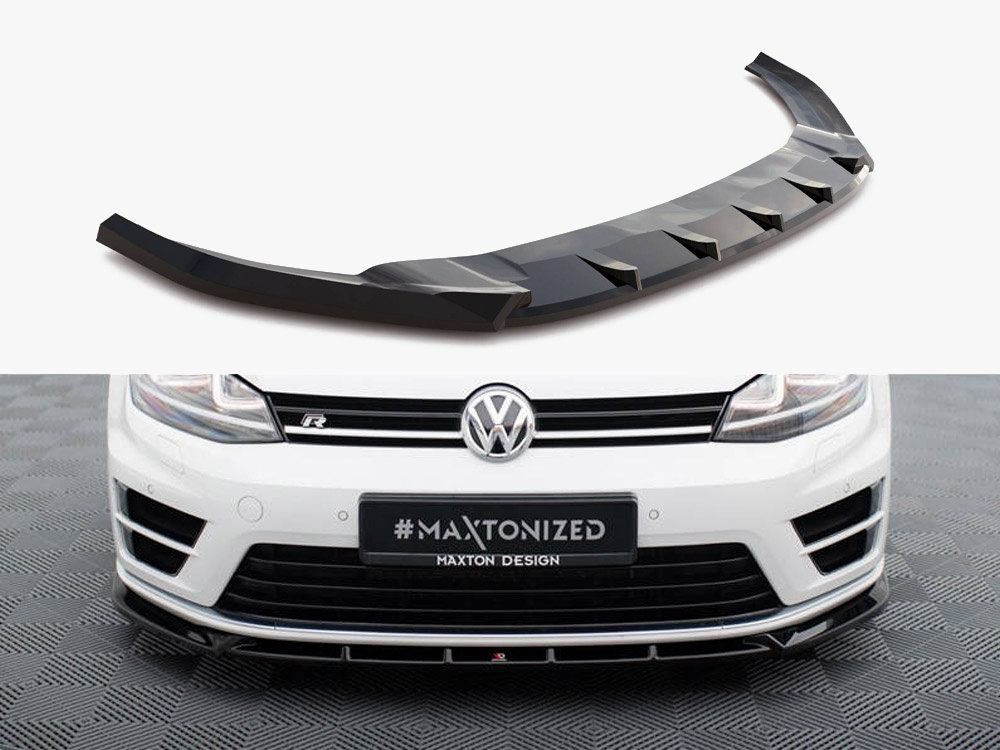 Front Splitter V.5 Volkswagen Golf R / R-Line Mk 7 - Maxton Design UK