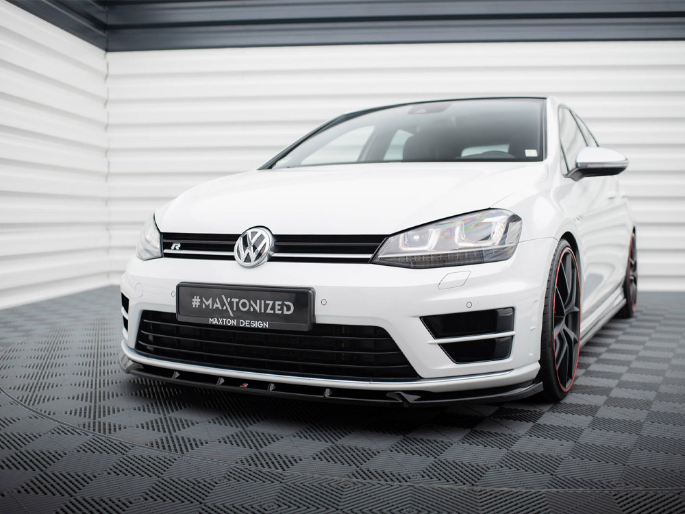 Front Splitter V.5 Volkswagen Golf R / R-Line Mk 7 - Maxton Design UK