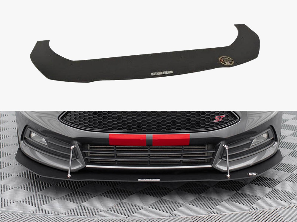 Racing Front Splitter V.1 Ford Focus ST Mk 3 FL - Maxton Design UK
