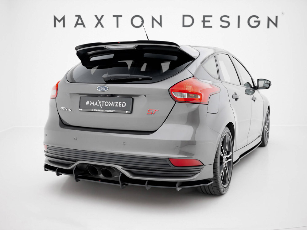 Street PRO Rear Diffuser Ford Focus ST Mk 3 Facelift - Maxton Design UK