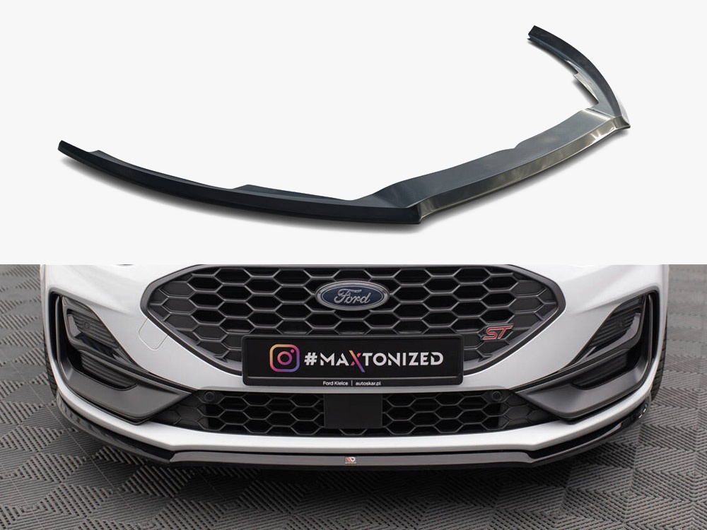 Front Splitter V.3 Ford Focus ST / ST-Line Mk 4 Facelift - Maxton Design UK