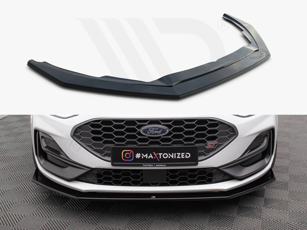 Front Splitter V.6 Ford Focus ST / ST-Line Mk 4 Facelift - Maxton Design UK