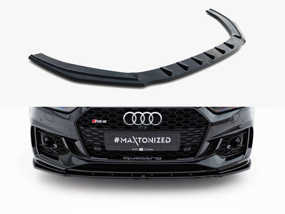 Front Splitter V.1 Audi RS5 Coupe / Sportback F5 - Maxton Design UK