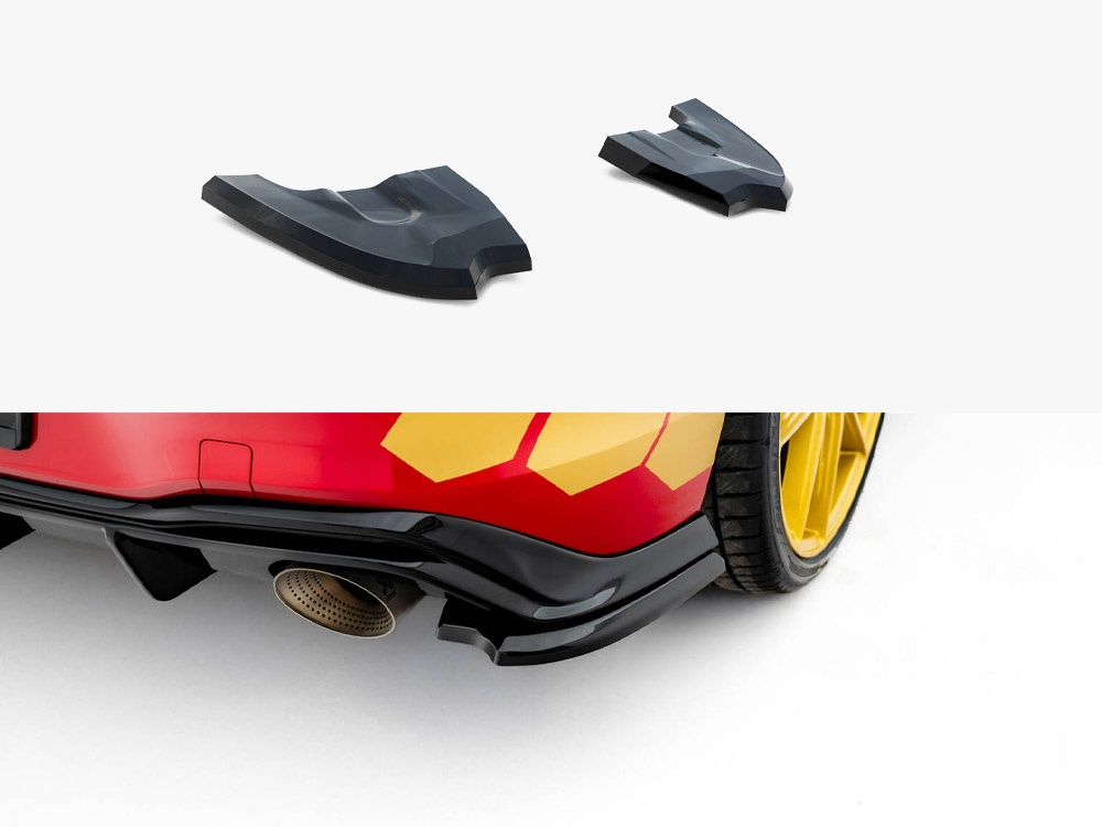 Rear Side Splitters V.4 Volkswagen Golf GTI Clubsport Mk 8 Facelift ...