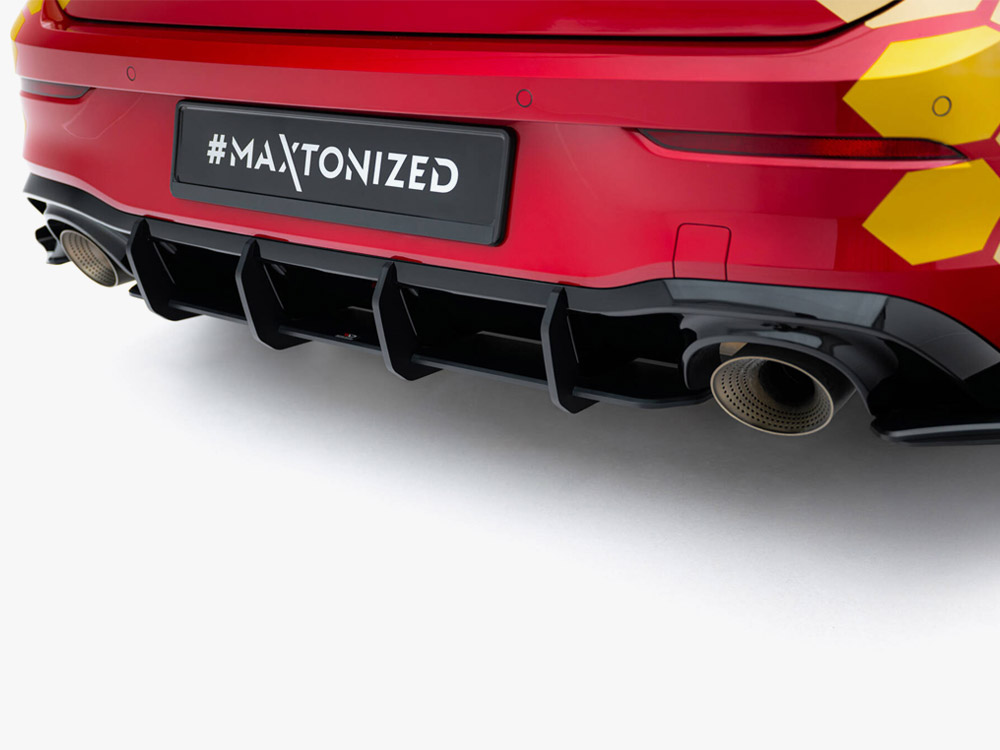 Street PRO Rear Diffuser V.2 Volkswagen Golf GTI Clubsport Mk 8 Facelift - Maxton Design UK
