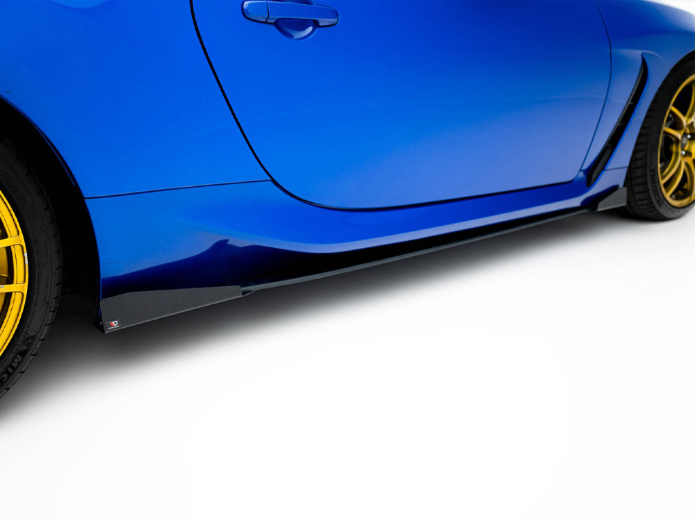 Street PRO Side Skirts Diffusers V.1 + Flaps Subaru BRZ Mk 2 - Maxton ...