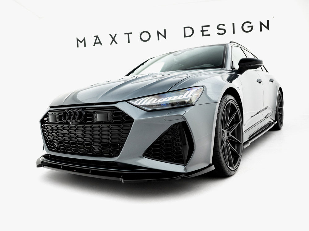 Front Splitter V.1 Audi RS6 C8 - Maxton Design UK
