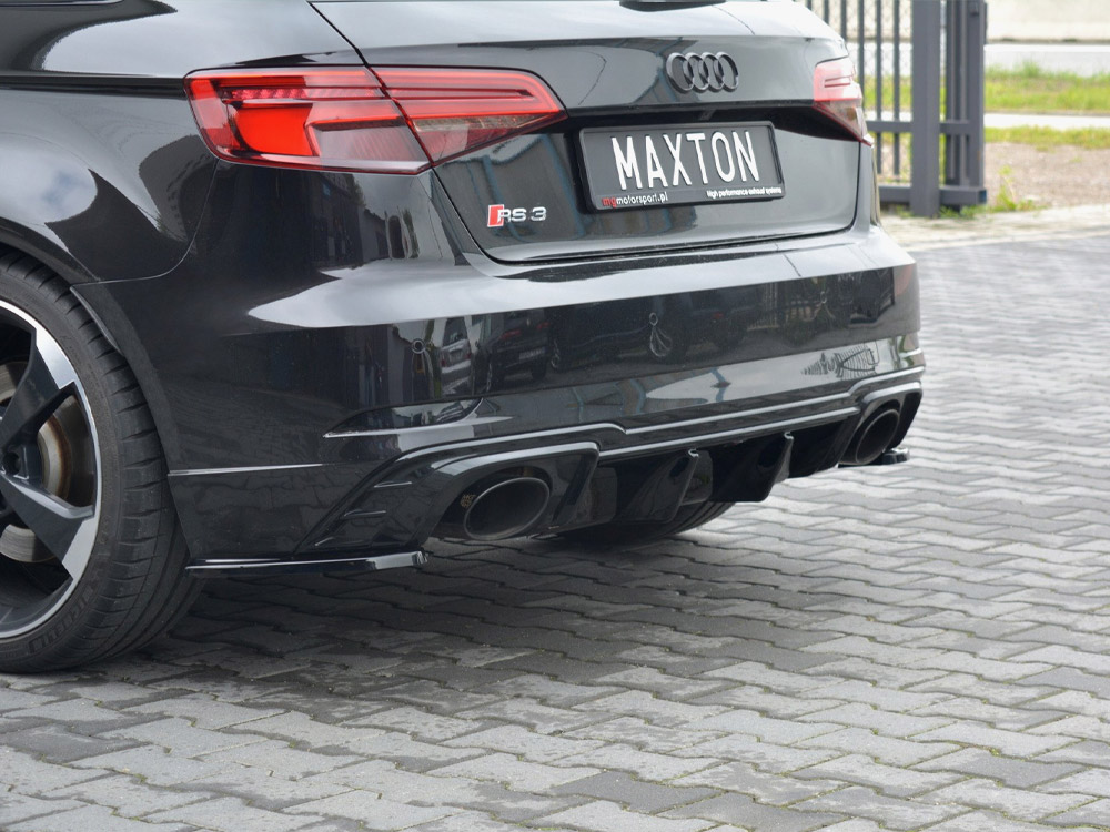 Rear Side Splitters Audi RS3 Sportback 8V Facelift - Maxton Design UK