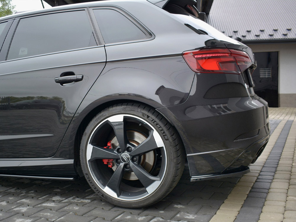 Rear Side Splitters Audi RS3 Sportback 8V Facelift - Maxton Design UK
