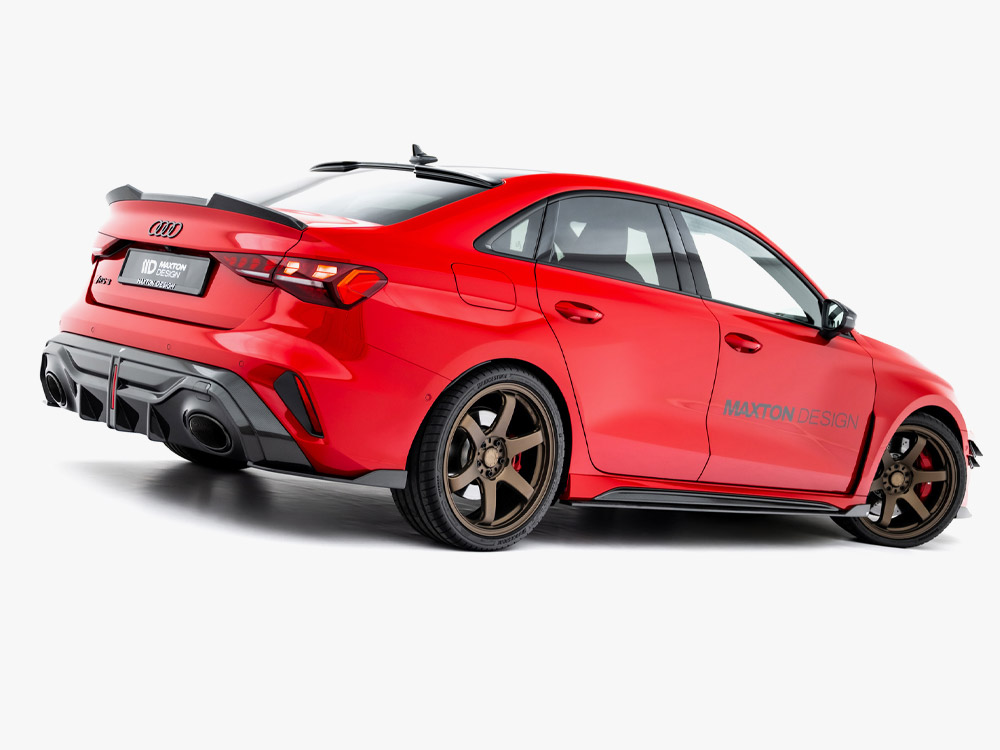 Set of Prepreg Carbon Fiber Side Skirts Audi RS3 Sedan 8Y Facelift ...