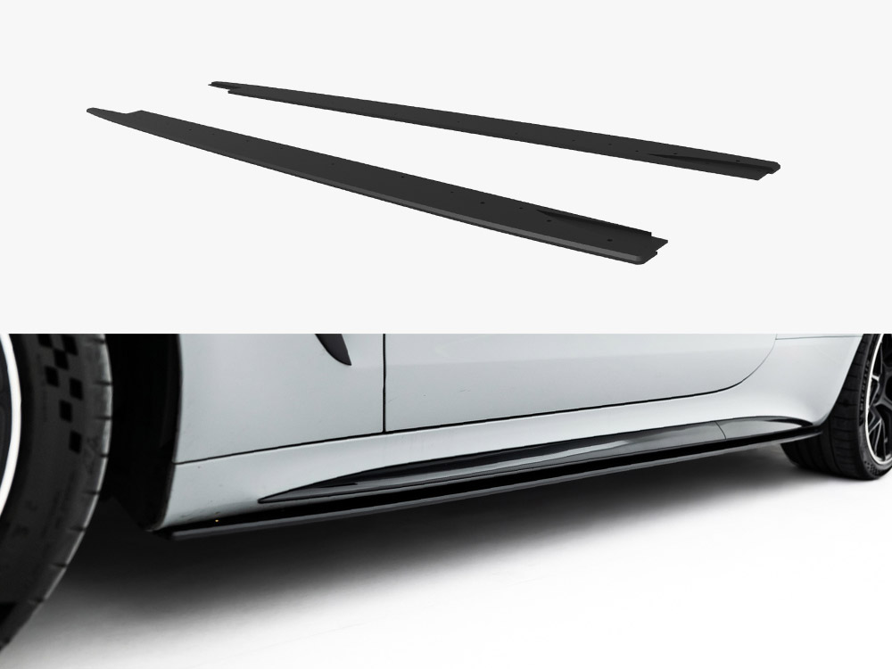 Street PRO Side Skirt Diffusers Mercedes-AMG CLE 53 Aero C236 - Maxton ...