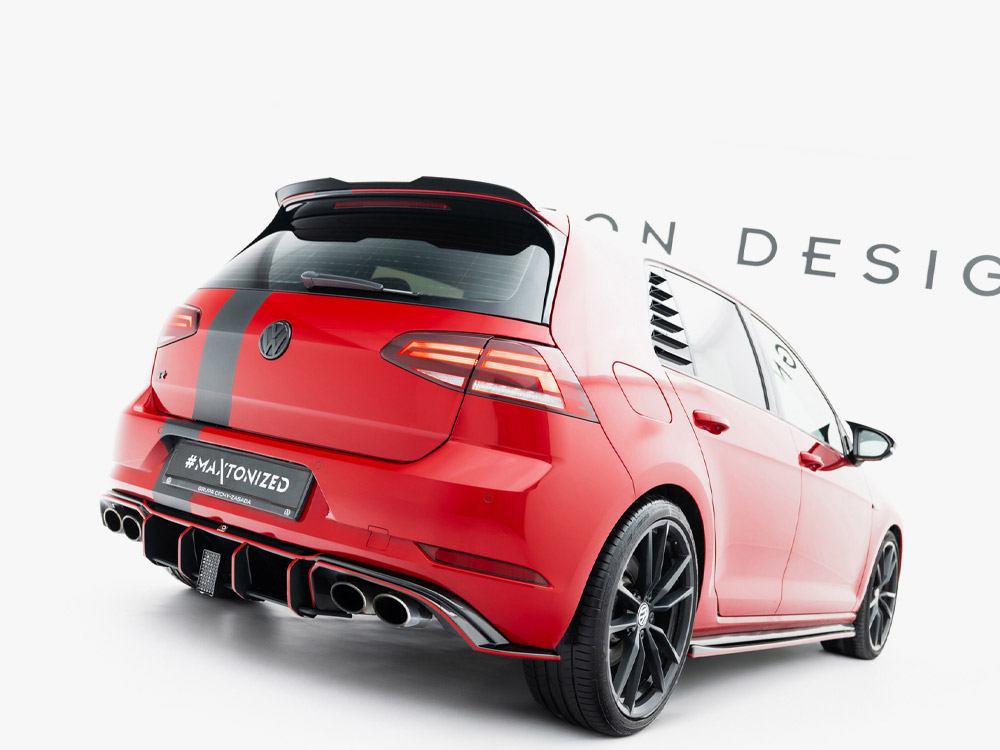 Spoiler CAP V.3 Volkswagen Golf R / R-Line / GTI / GTD Mk7 / Mk7 ...
