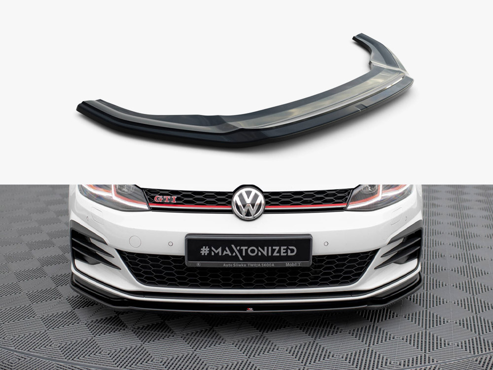 Front Splitter V.2 Volkswagen Golf GTI / GTD Mk 7 Facelift - Maxton ...