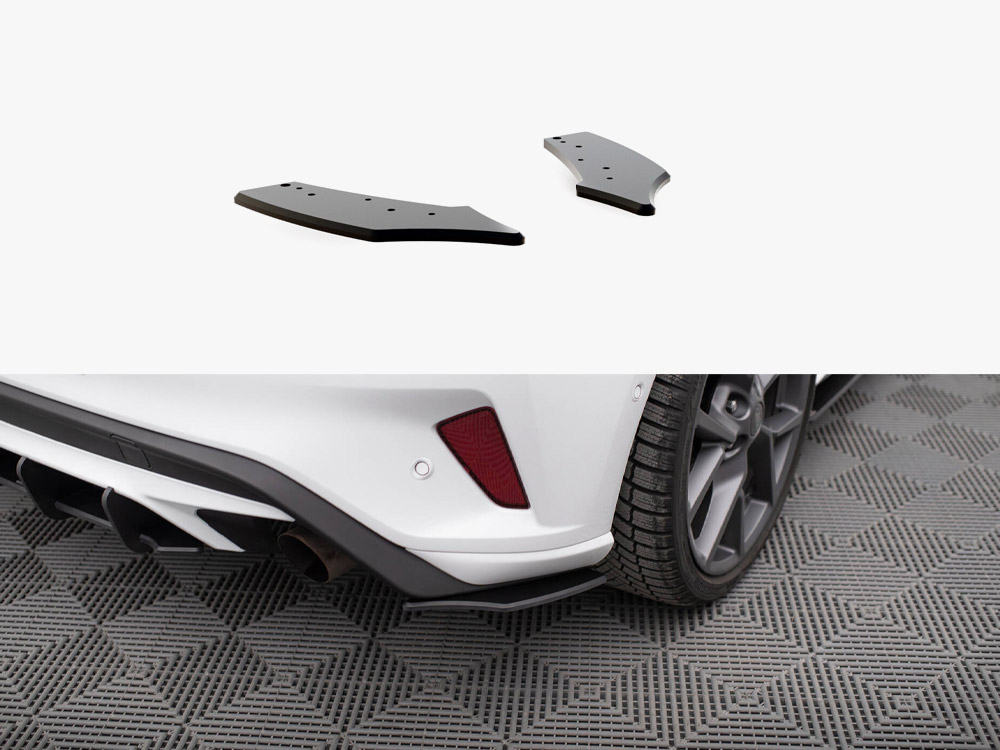 Street PRO Rear Side Splitters Ford Focus ST Mk 4 - Maxton Design UK