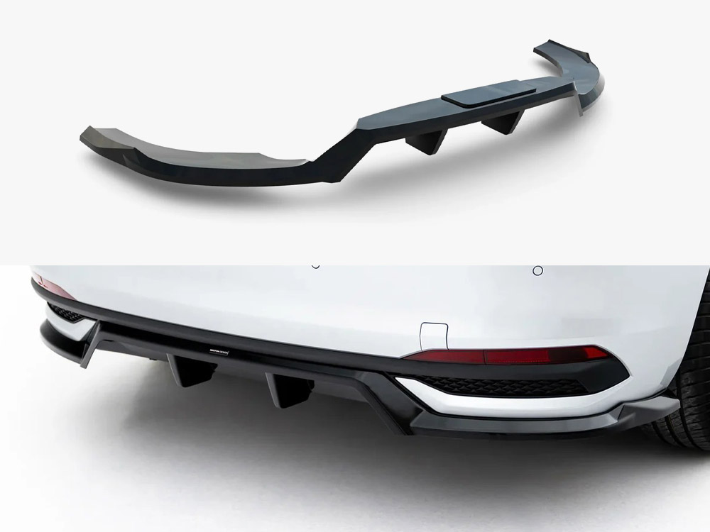 Rear Splitter (Vertical Bars) Skoda Scala Mk 1 Facelift - Maxton Design UK
