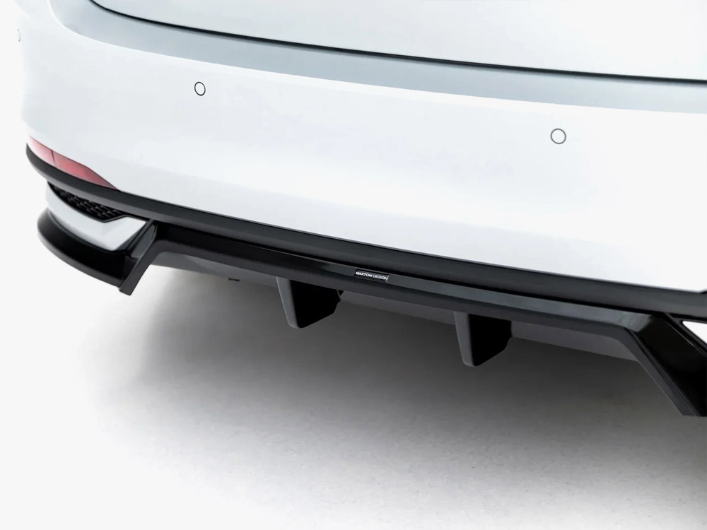 Rear Splitter (Vertical Bars) Skoda Scala Mk 1 Facelift - Maxton Design UK