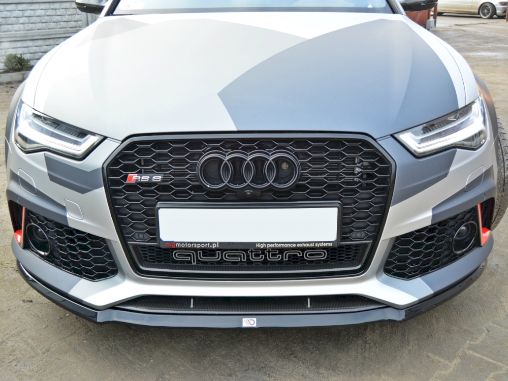 Front Splitter V.2 Audi RS6 C7 - Maxton Design UK
