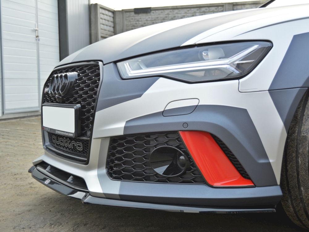 Front Splitter V.2 Audi RS6 C7 - Maxton Design UK